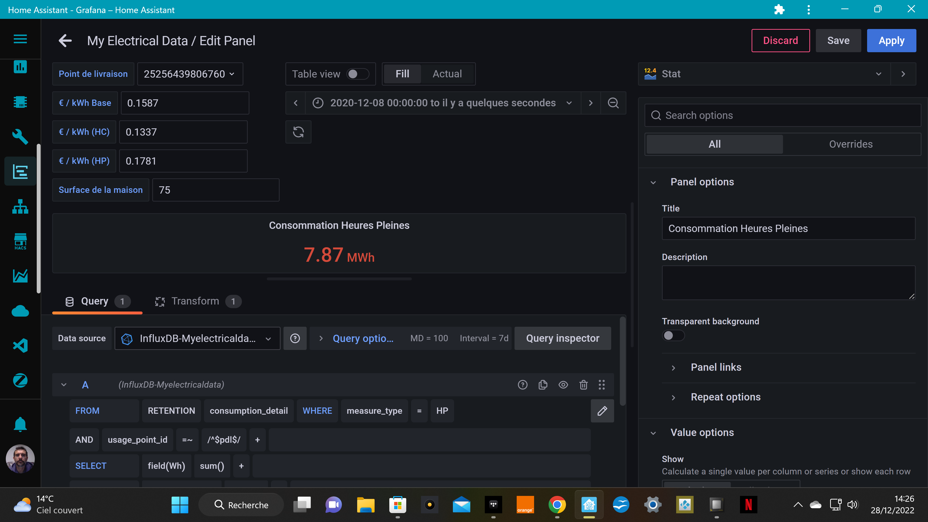 Non fonctionnel · Issue #1 · geobar78/Myelectricaldata-Graphana-Dashboard · GitHub