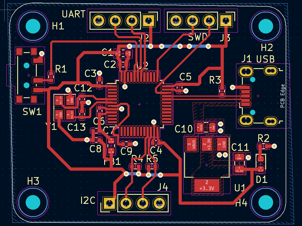 Github Heisenberg 88 Pcb Design Learning Stm32f103c8t6 Kicad