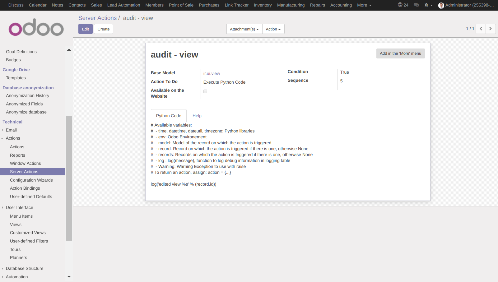 More than one ir.logging record when a ir.ui.view is updated · Issue #18971 · odoo/odoo · GitHub