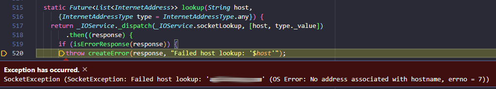 Vscode Exception In Requests On Android · Issue 134653 · Flutterflutter · Github