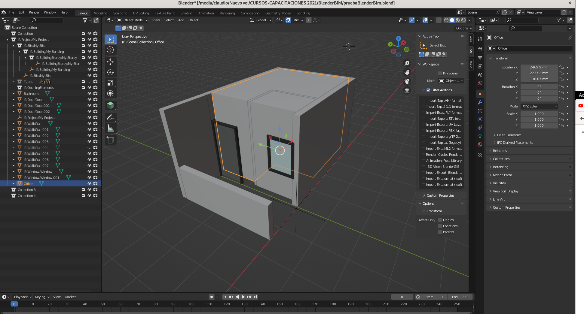 BlenderBIM No IFC Object Metadata in Object Properties/Debian Bullseye · Issue #2654 ...