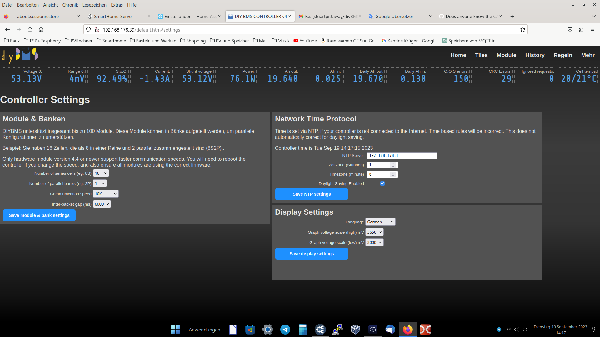 Does anyone know the CANBUS pin assignment of a Voltronic Axpert MAX or MPPSOLAR or identical ...