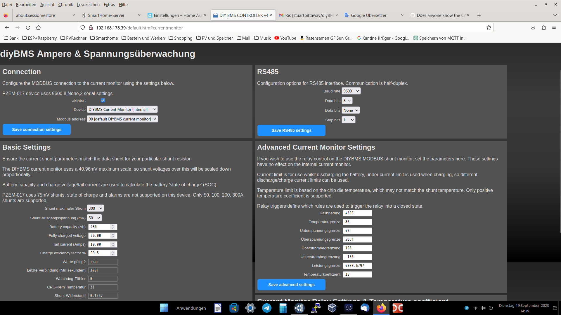 Does anyone know the CANBUS pin assignment of a Voltronic Axpert MAX or MPPSOLAR or identical ...