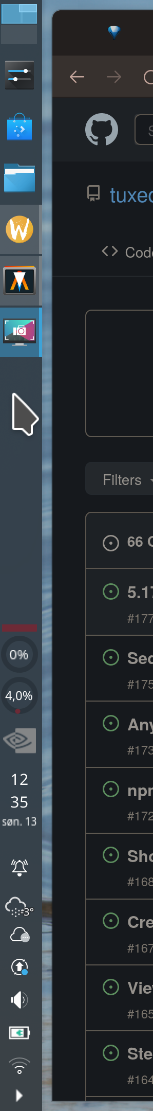 TCC "occupies" a small portion of upper left screen · Issue #179 · tuxedocomputers/tuxedo ...