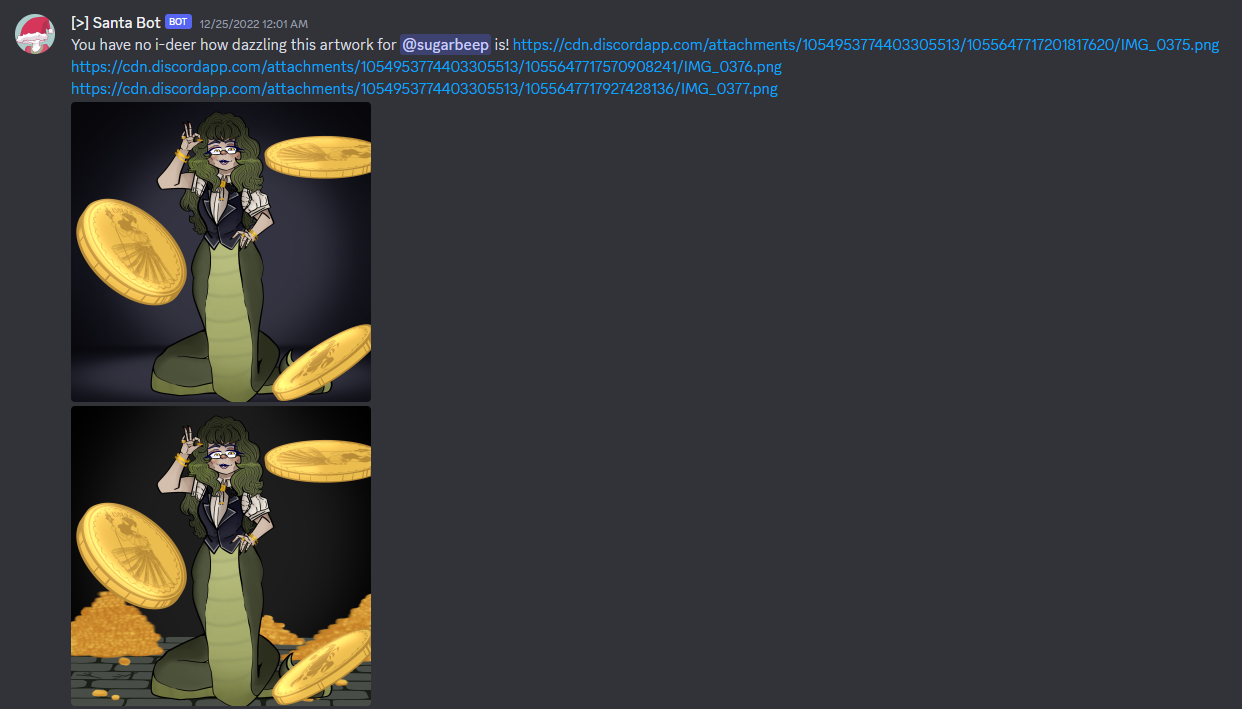 GitHub - amberosia/SecretSantaBot2022: Discord bot that recieves, stores and outputs files for ...