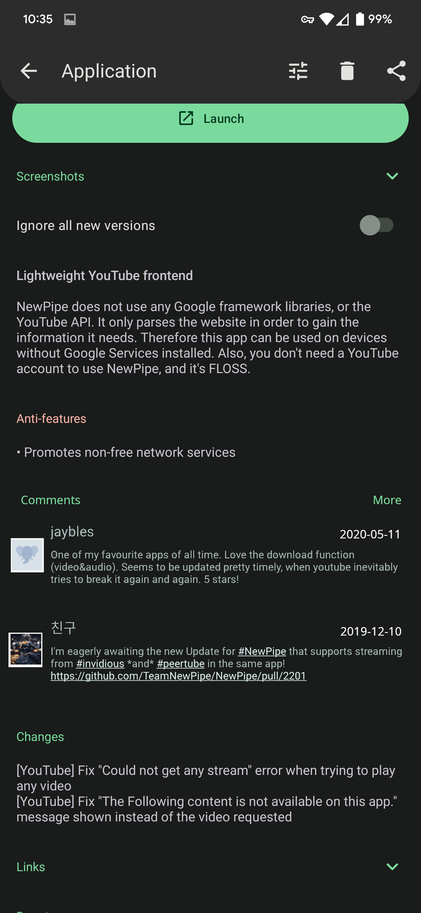 [Request] Mastadon comments like in G-Droid · Issue #72 · Droid-ify/client · GitHub