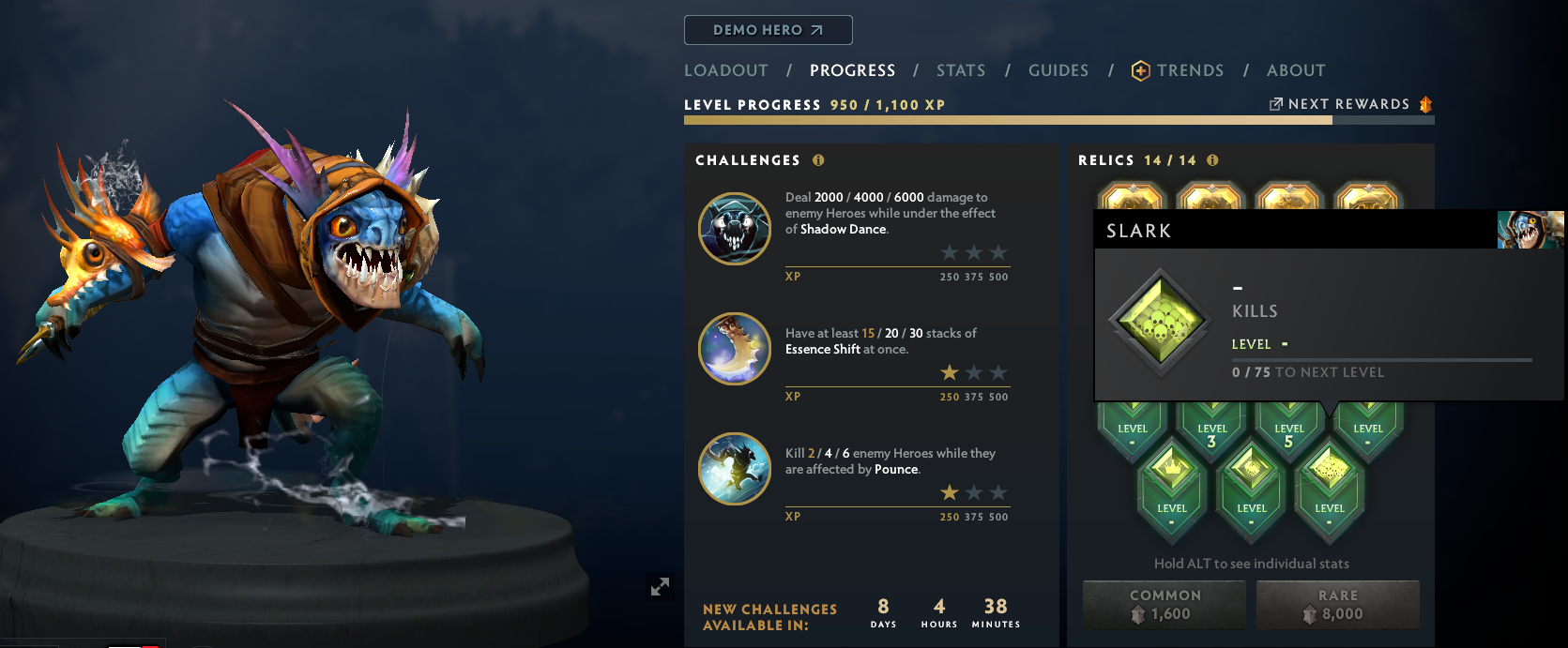 Hero relics don't track progress · Issue #1055 · ValveSoftware/Dota2-Gameplay · GitHub