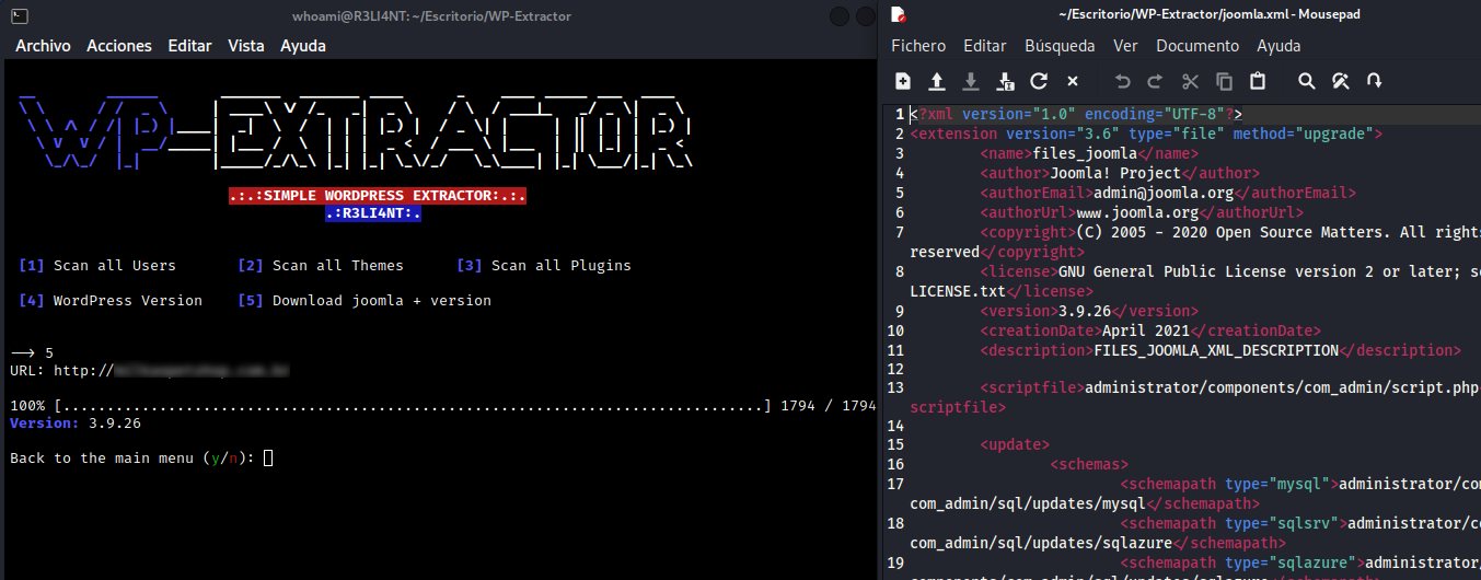 GitHub - R3LI4NT/WP-Extractor: Simple WordPress Extractor.