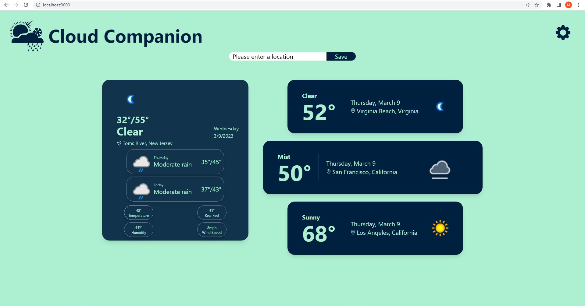 GitHub - mikey427/Cloud-Companion: Cloud Companion is a simple weather ...