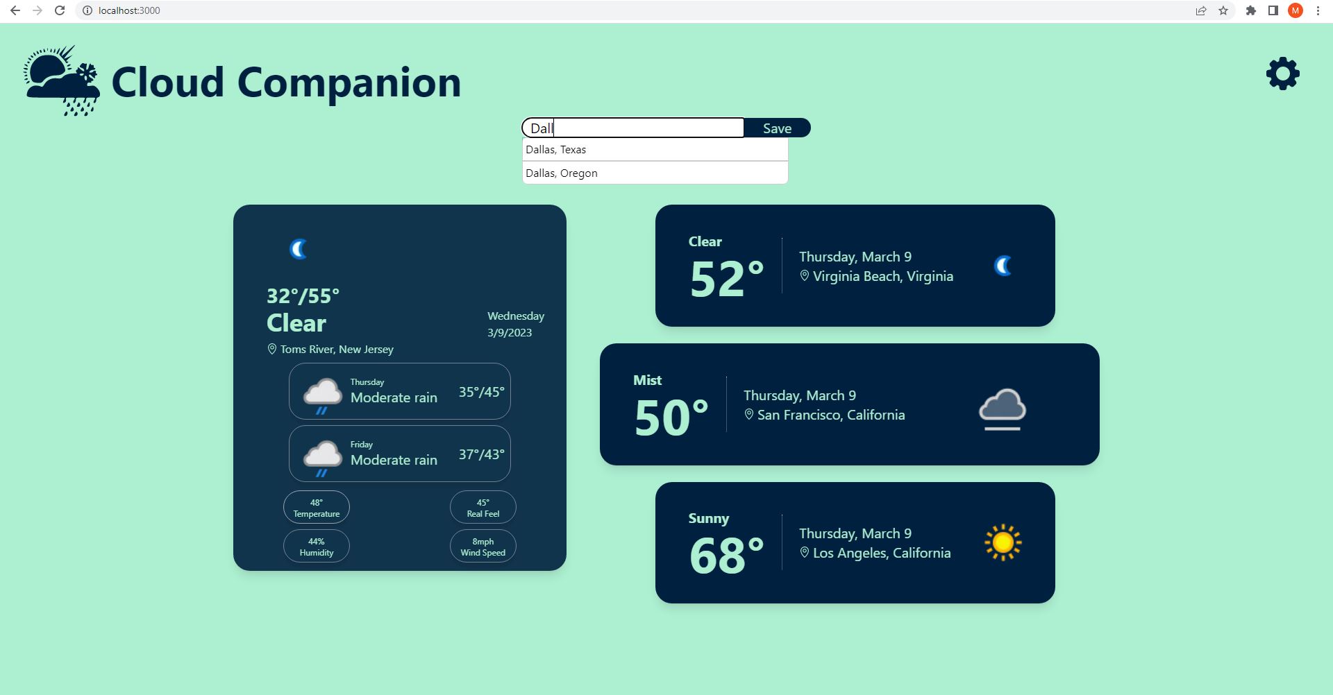 GitHub - mikey427/Cloud-Companion: Cloud Companion is a simple weather app.
