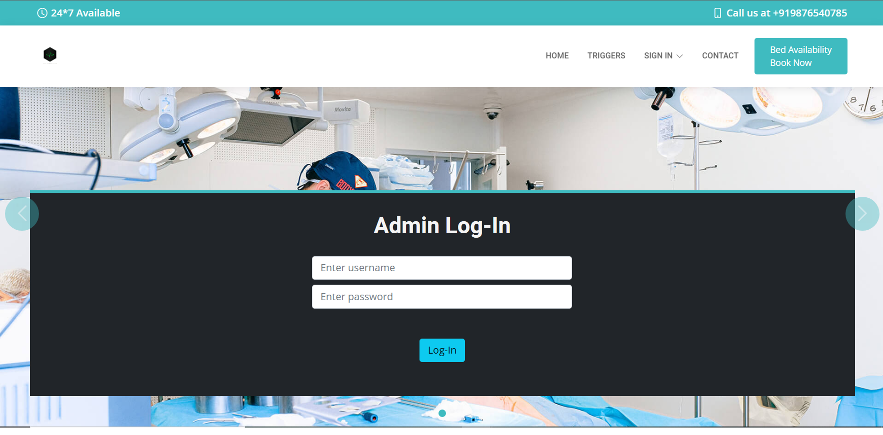 GitHub - 19ANISH/hospital-bed-reservation: Flask based web application