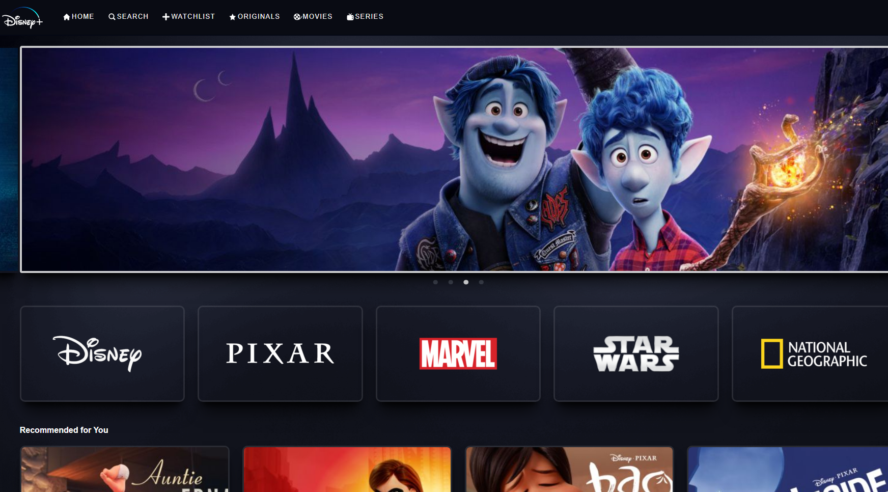 GitHub - eraydmrcoglu/reactjs-disney-plus: Disney+ Clone Created with React JS