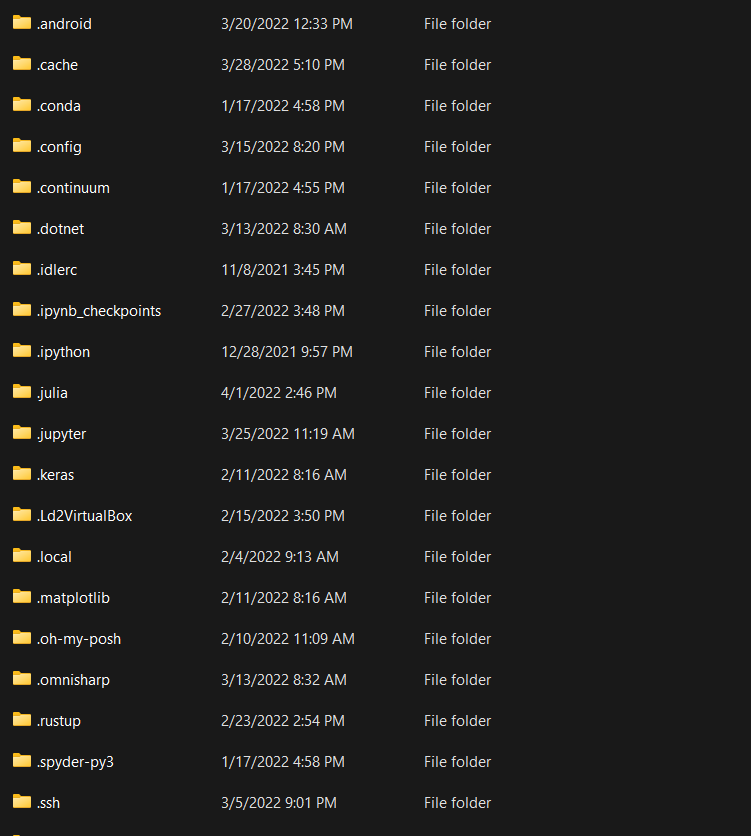 Set hidden = true as default for Telescope · Issue #2443 · LunarVim/LunarVim · GitHub