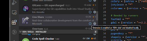 Live share not working on Remote SSH session · Issue #3392 · microsoft/live-share · GitHub