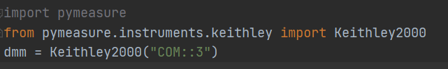having a communication error with instrument Keithley2000 · Issue #381 · pymeasure/pymeasure ...