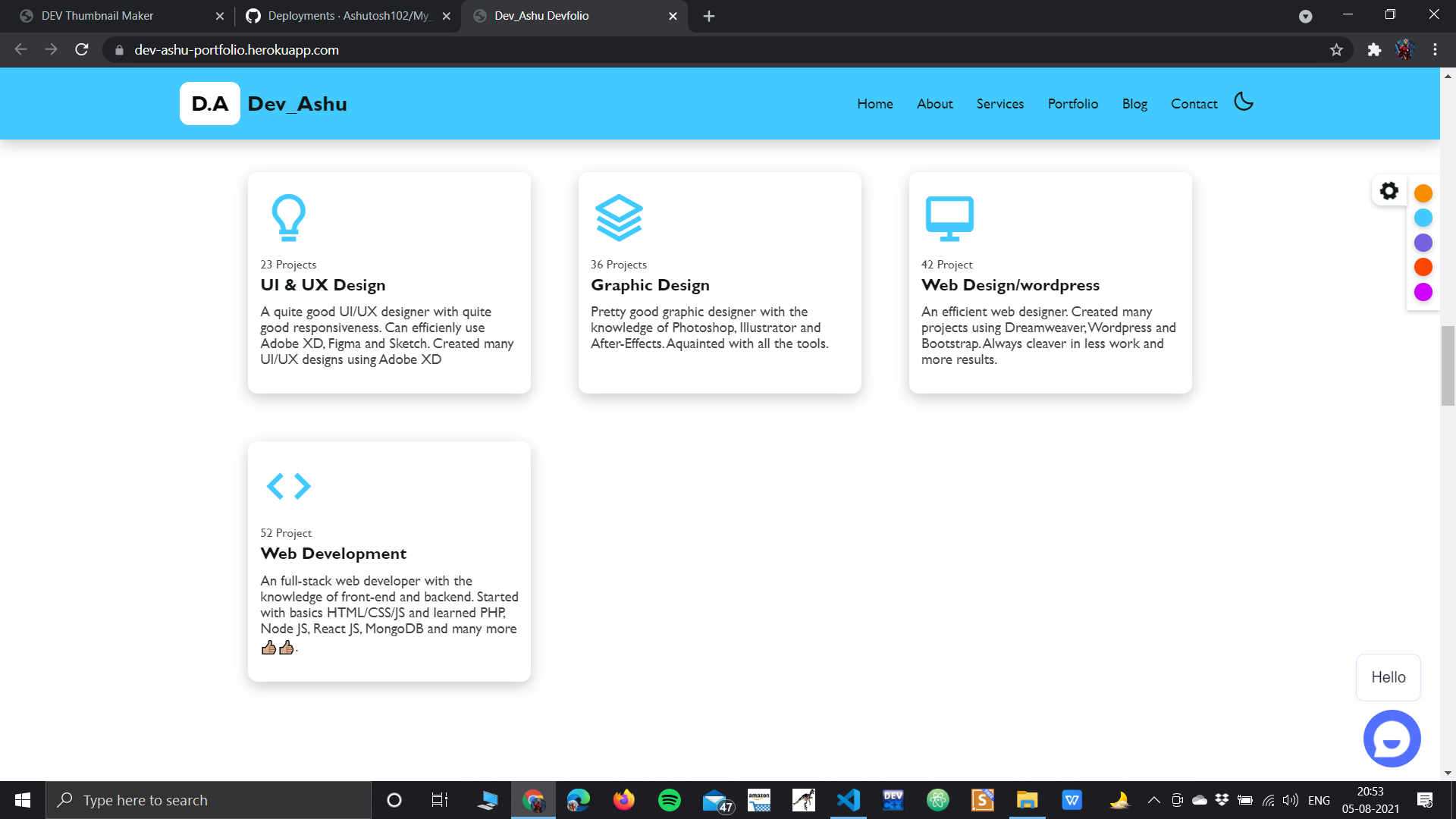 GitHub - Ashutosh102/My_portfolio: My personal portfolio