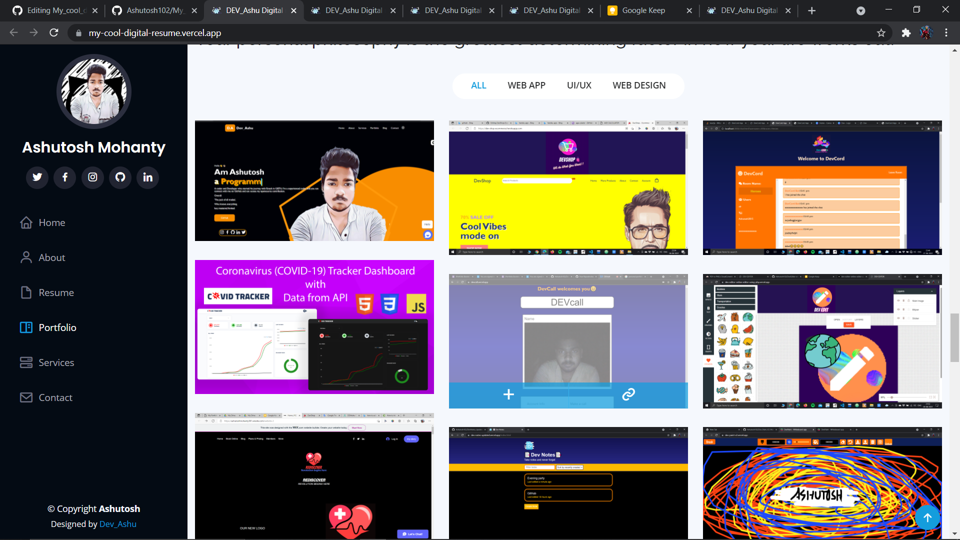 GitHub - Ashutosh102/My_cool_digital_resume: A new digital resume with ...