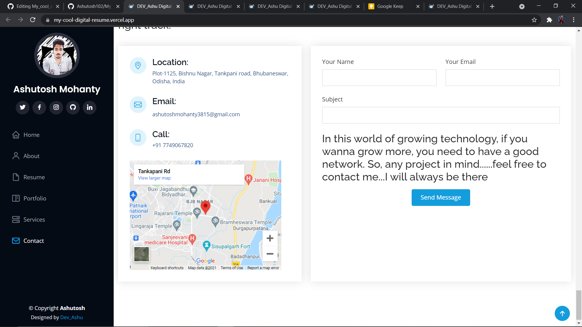 GitHub - Ashutosh102/My_cool_digital_resume: A new digital resume with ...