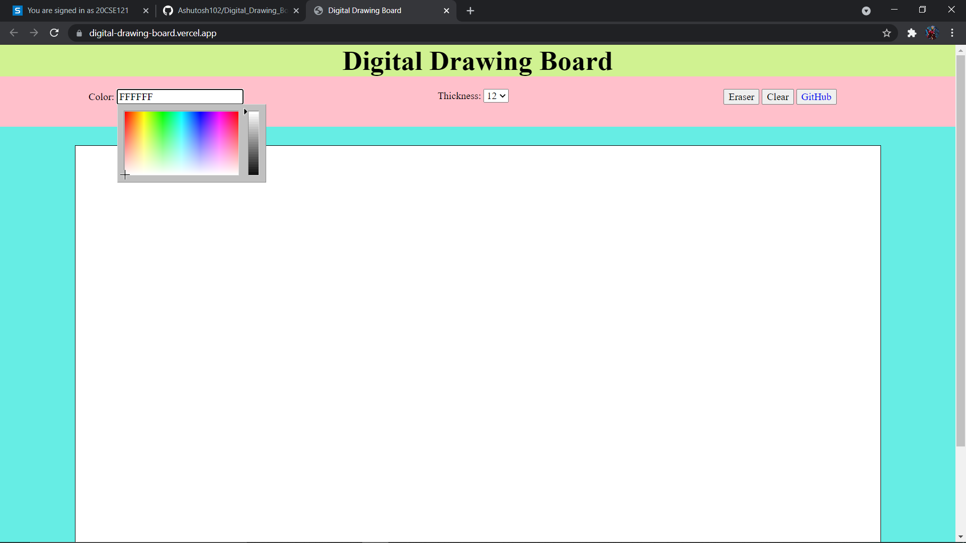 GitHub - Ashutosh102/Digital_Drawing_Board: Drawing board using HTML ...