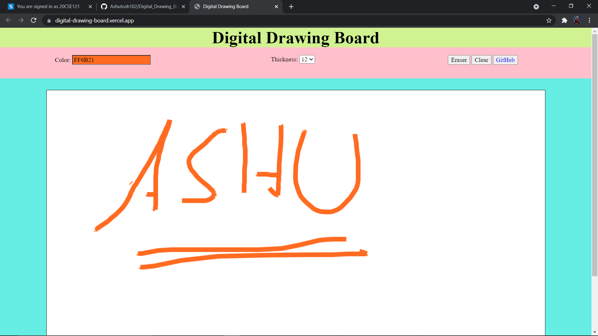 GitHub - Ashutosh102/Digital_Drawing_Board: Drawing board using HTML ...