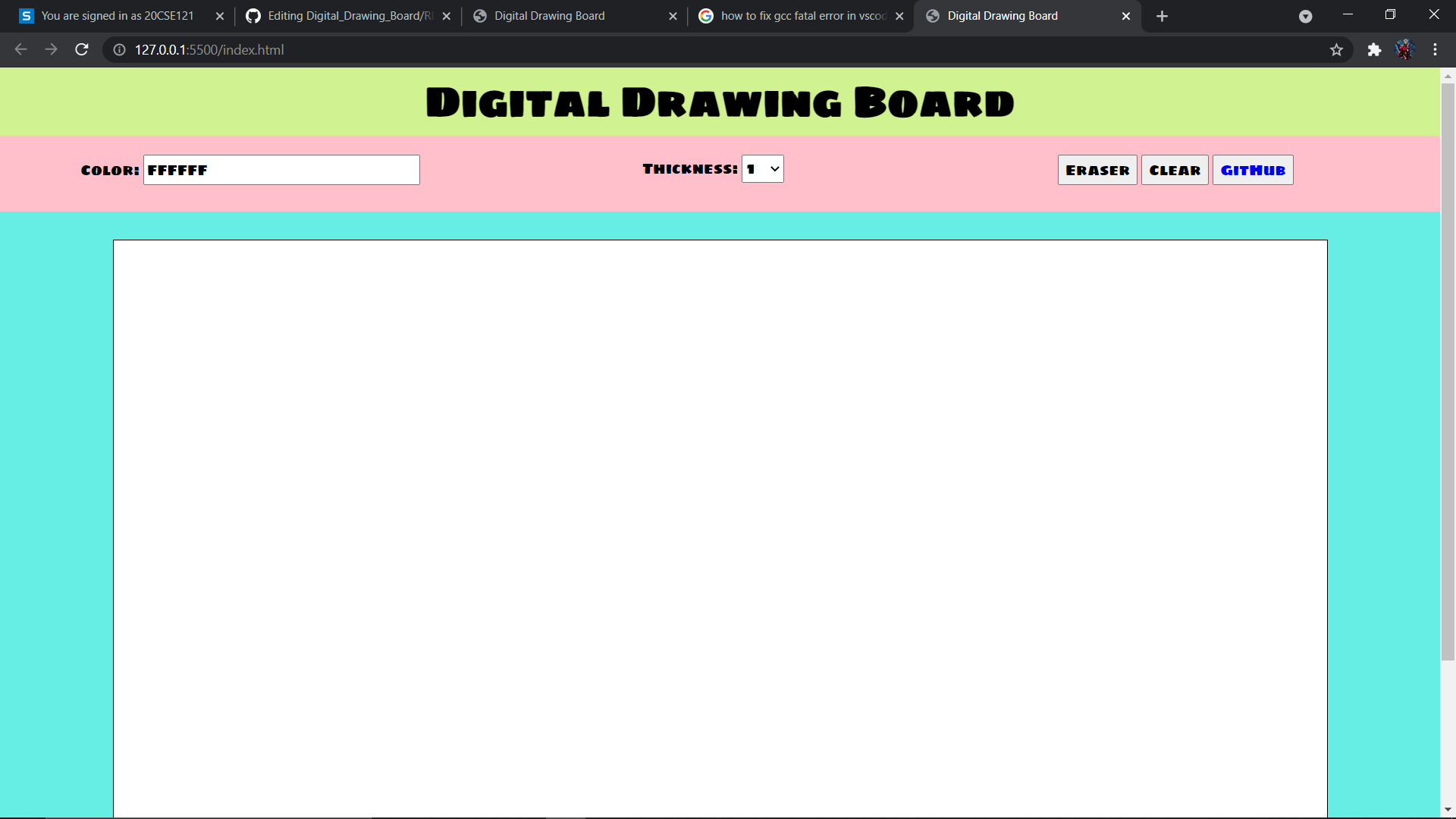 GitHub - Ashutosh102/Digital_Drawing_Board: Drawing board using HTML ...