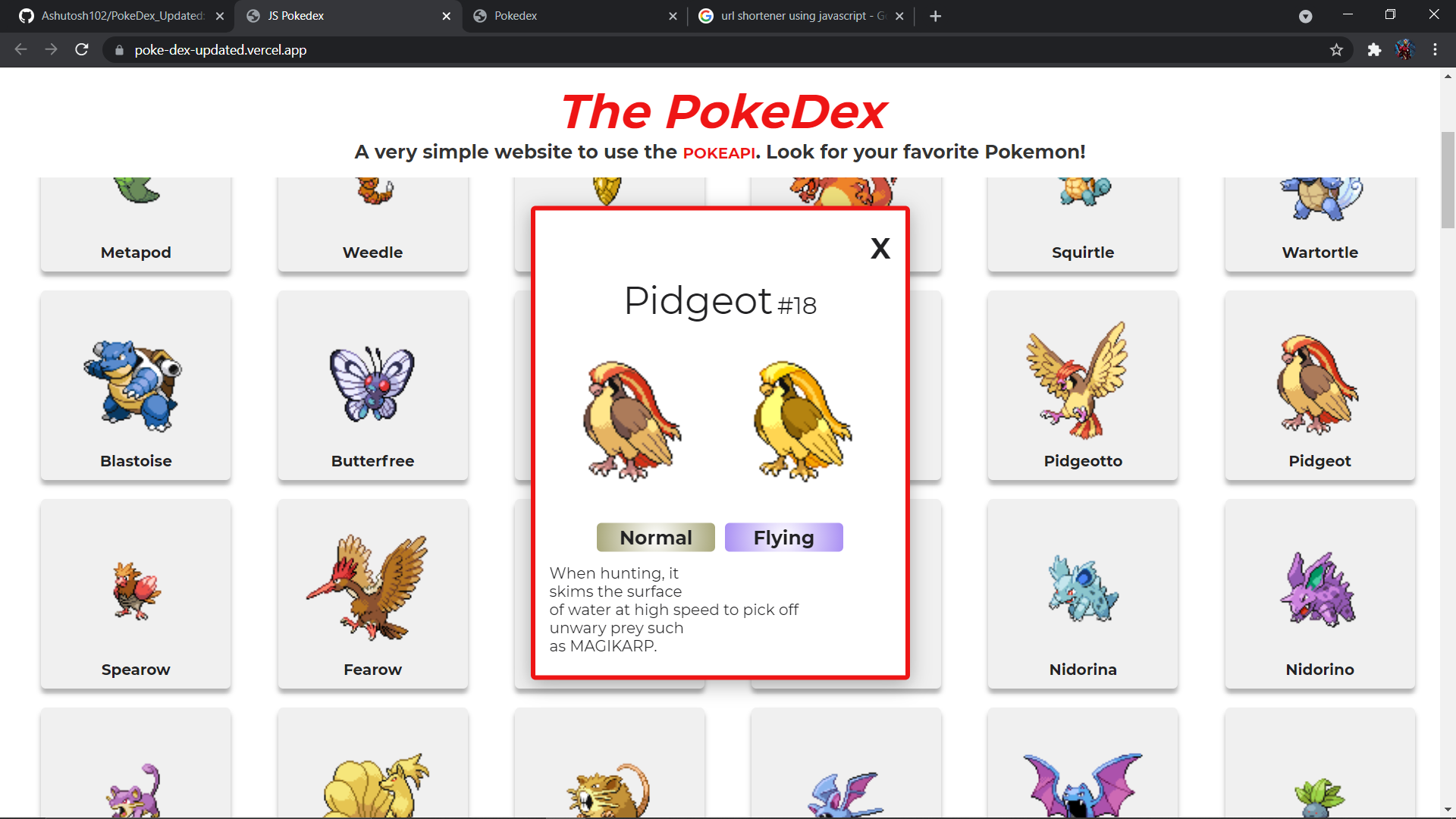 GitHub - Ashutosh102/PokeDex_Updated: Latest version of pokedex