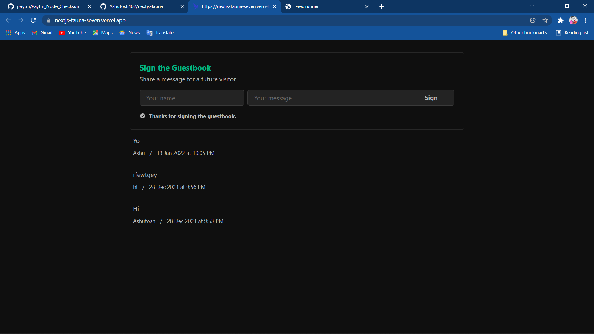 Github Ashutosh102nextjs Fauna