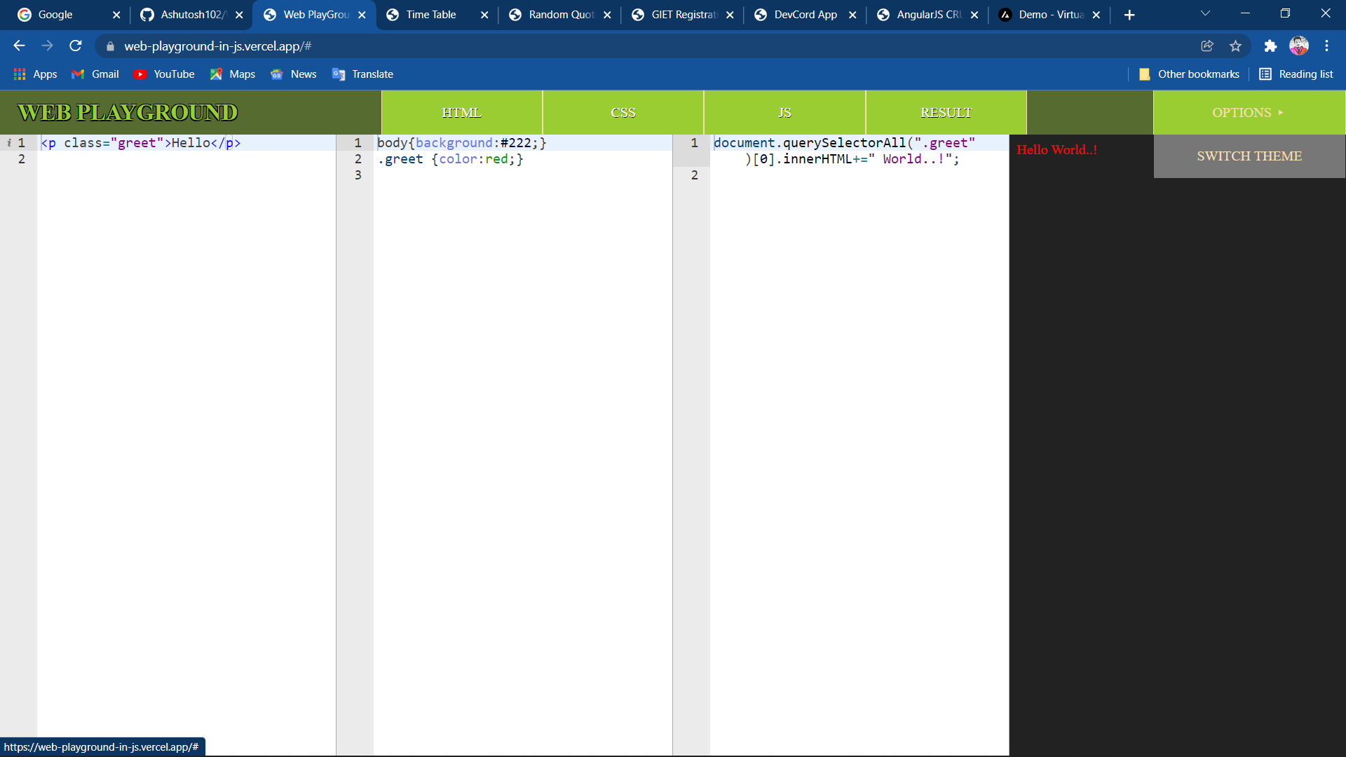 GitHub - Ashutosh102/Web_playground_in_JS: Let's start playing with web