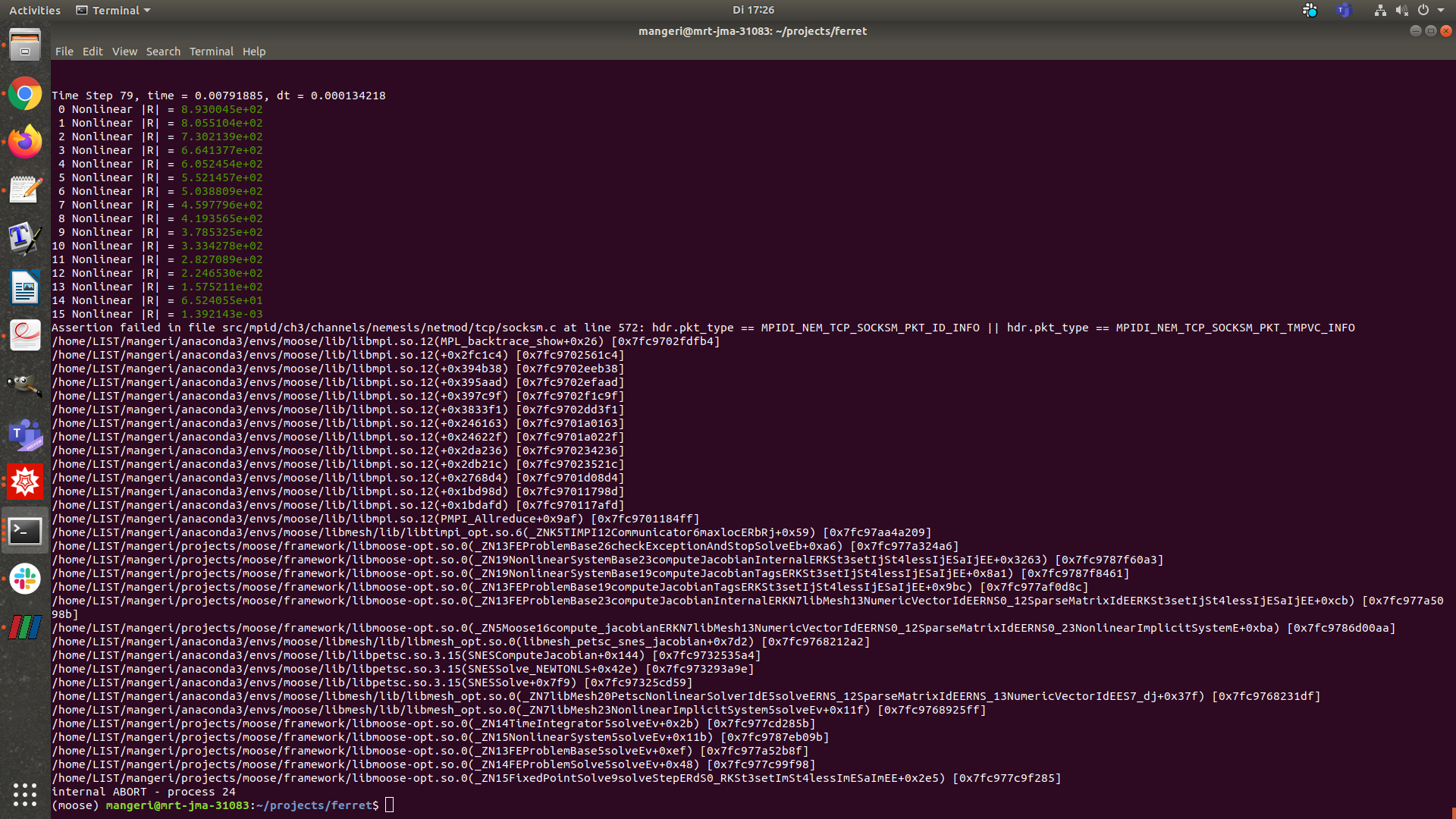 Missing rendering in ParaView? Exodus output corrupted? · idaholab moose · Discussion #20381 ...