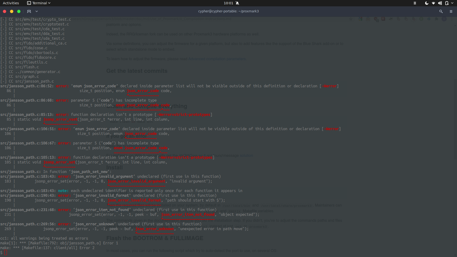 Libjansson4 failure on 'make all' · Issue #1100 · RfidResearchGroup/proxmark3 · GitHub