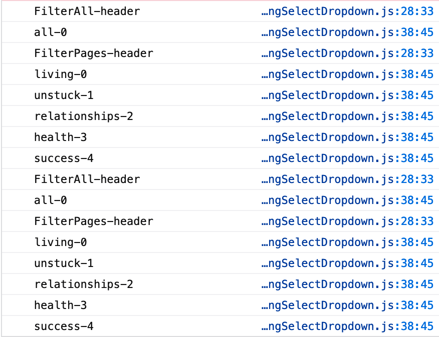 Dropdown Click always display "No Unique Key" For Array Items · Issue #197 · sanusart/react ...