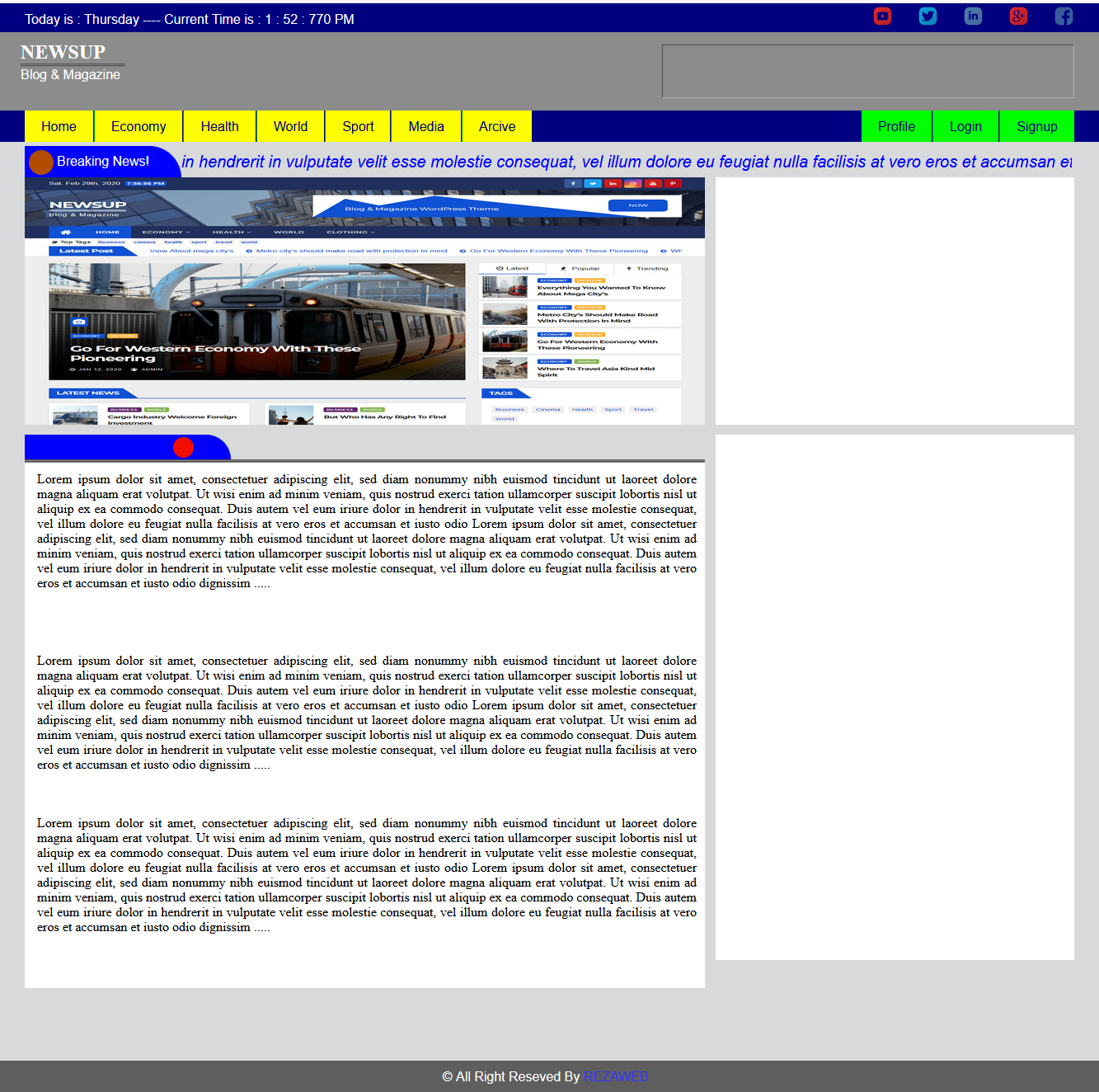 GitHub - F-Reza/NEWSUP_Basic-Template: NEWSUP Basic Template