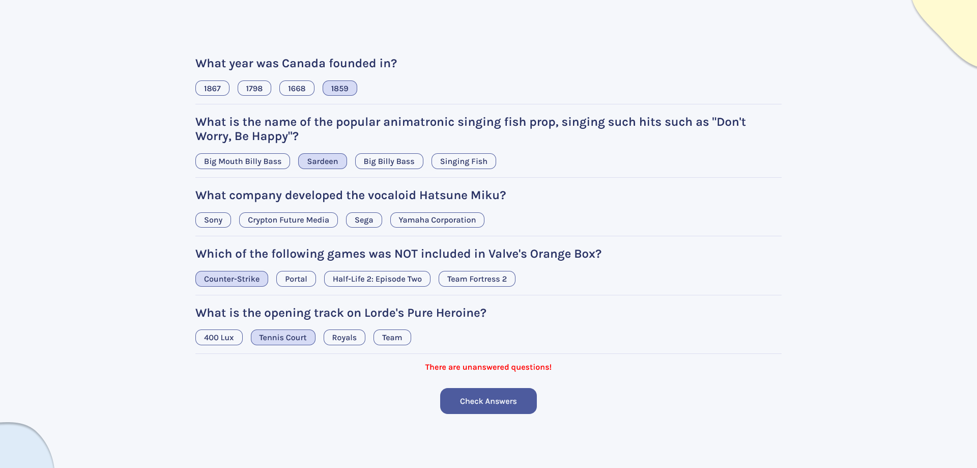 GitHub - dogankocadayilar/react-quiz-app: Quiz app created using React.js | Vite.js