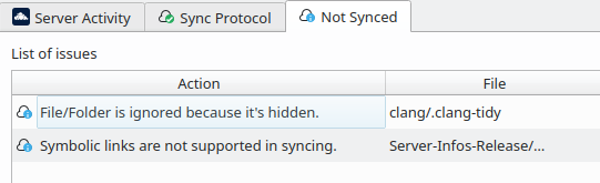 [QA] 2.9.0 "some files were ignored" · Issue #8909 · owncloud/client · GitHub
