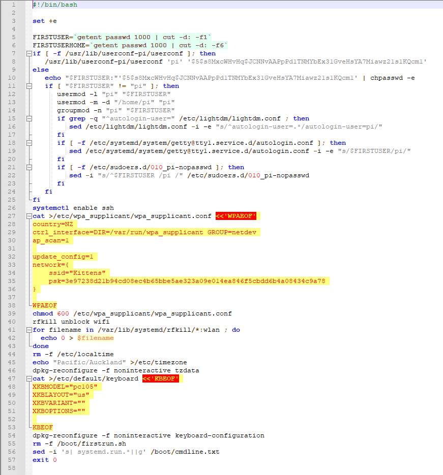Pi4 set to SSH and WiFi on Imager 1.7.1, doesn't actually work · Issue ...