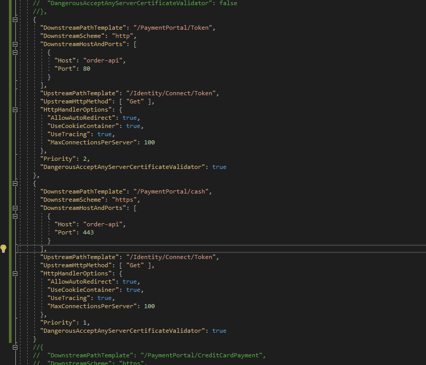 When upstream and downstream path are same, ocelot does not act as a proxy, tried using catch ...