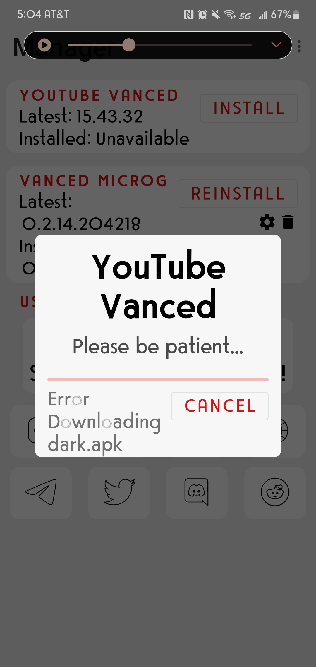 Versionz are unavailable and cannot be downloaded · Issue #310 · TeamVanced/VancedManager · GitHub