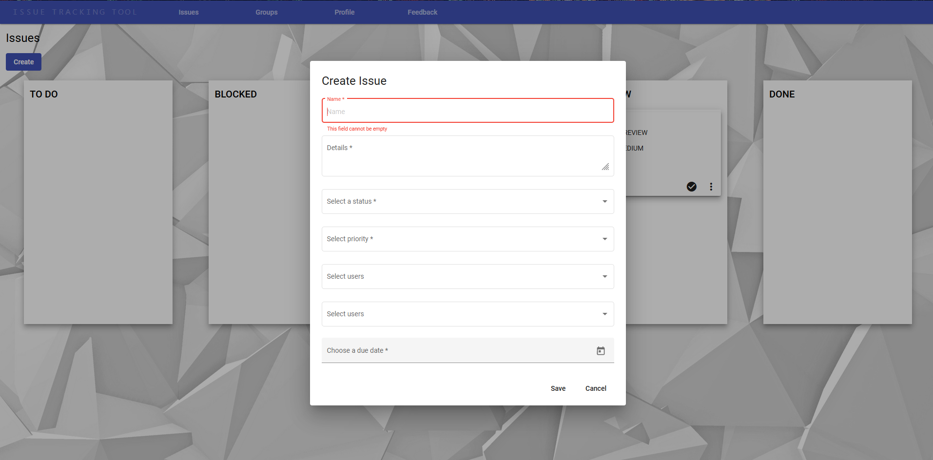 GitHub - Mdr-Overflow/Issue-Tracking-Tool_FrontEnd