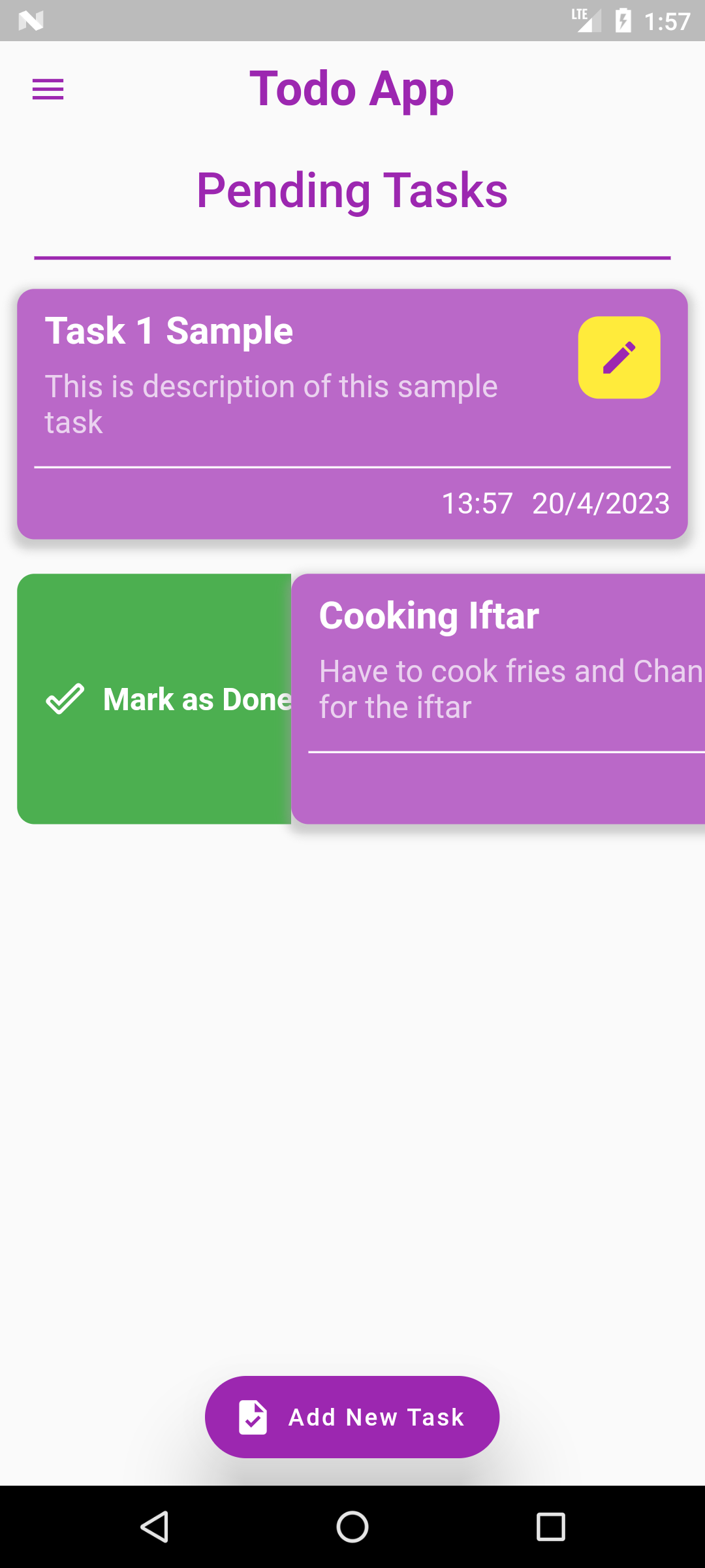Github Ahmaddioxidetodo App This Is A Task Manager App Built With Flutter And Sqlite It