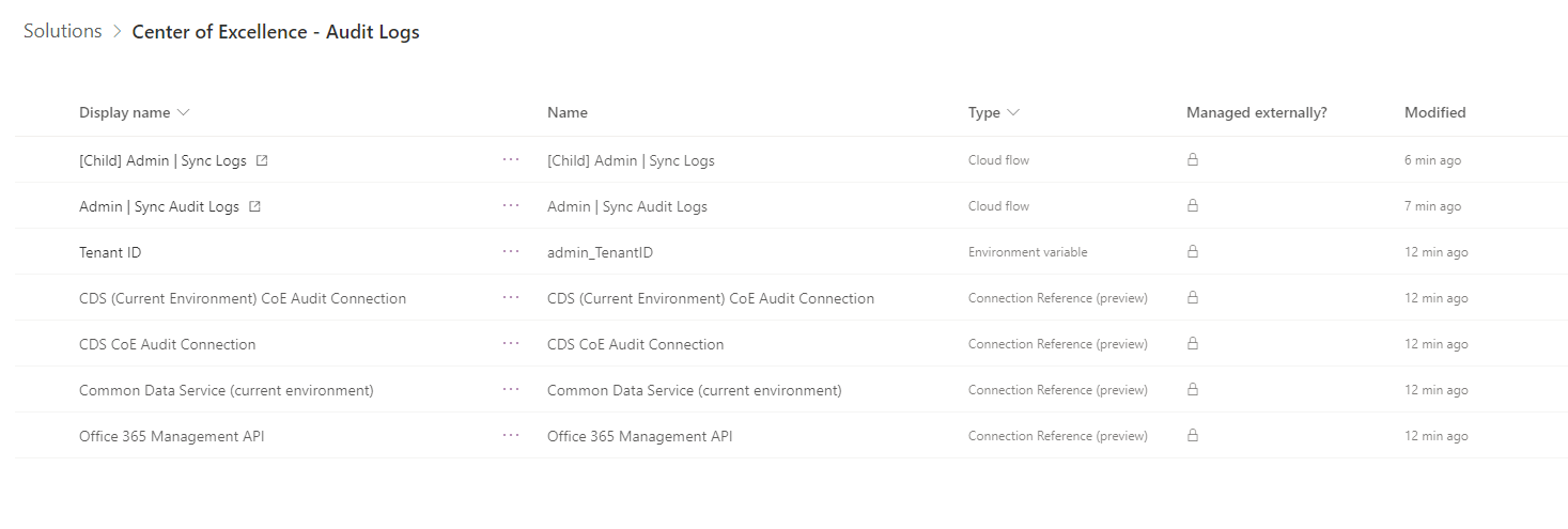 Audit Log Solution does not delete · Issue #749 · microsoft/powerapps-tools · GitHub