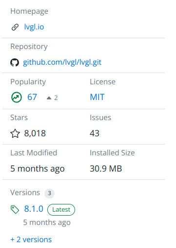 Update PlatformIO library to v8.2.0 ? · Issue #3293 · lvgl/lvgl · GitHub