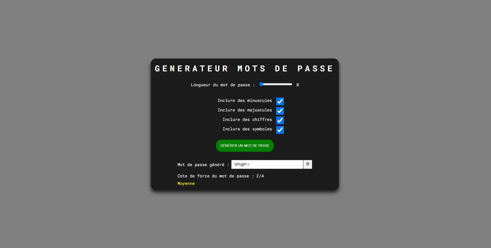GitHub - GuillaumeSere/generate-password