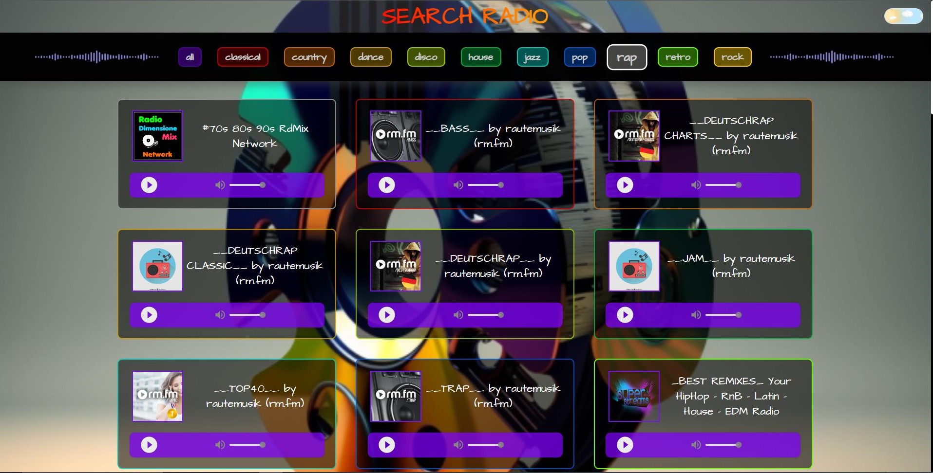 GitHub - GuillaumeSere/radio-browser: web radio