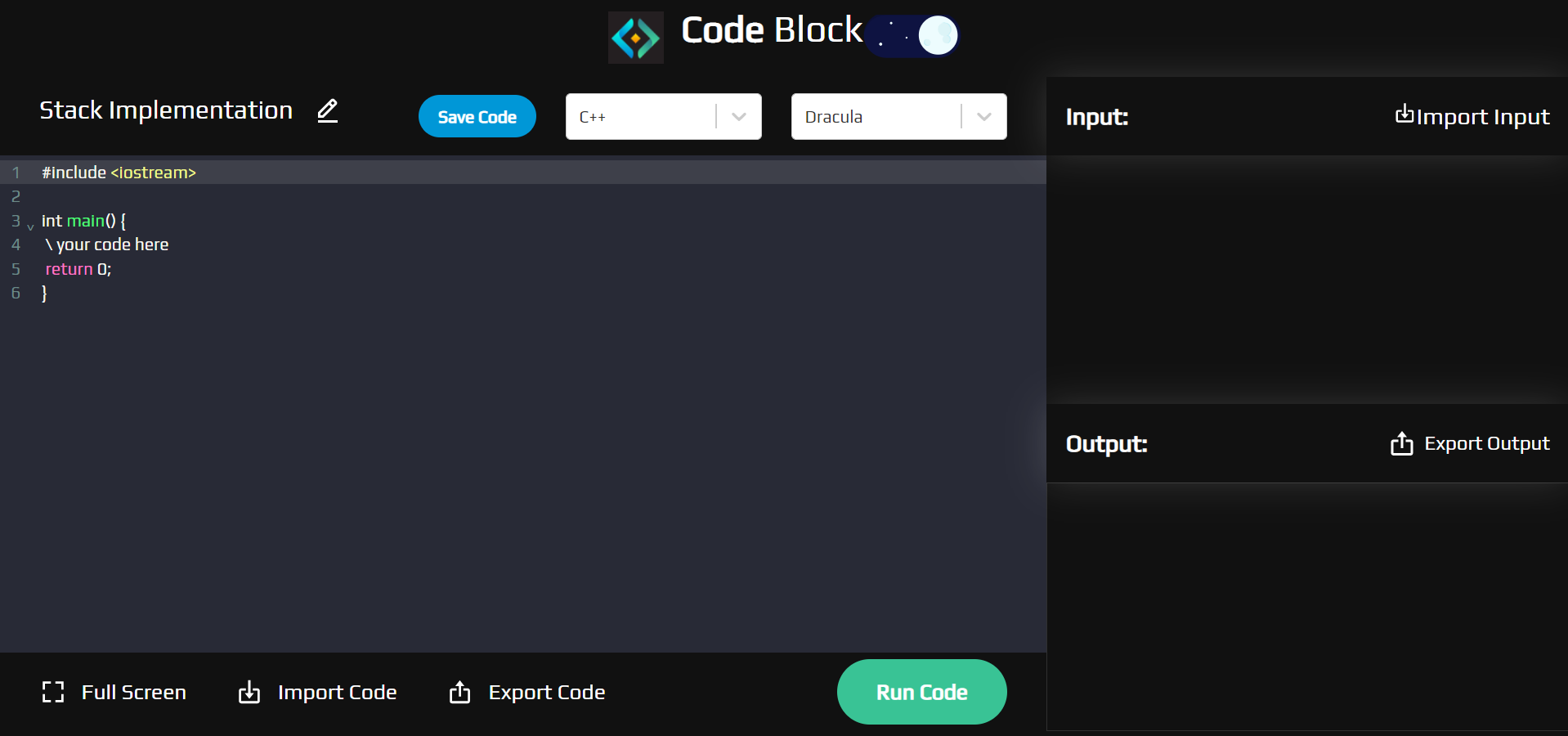 GitHub - Richa299/Code-Block: A dynamic website which allows user to create Playgrounds( coding ...