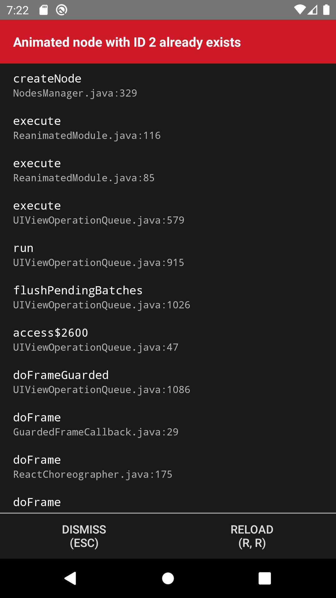 Animated node with ID 2 already exists · Issue #151 · callstack/repack · GitHub