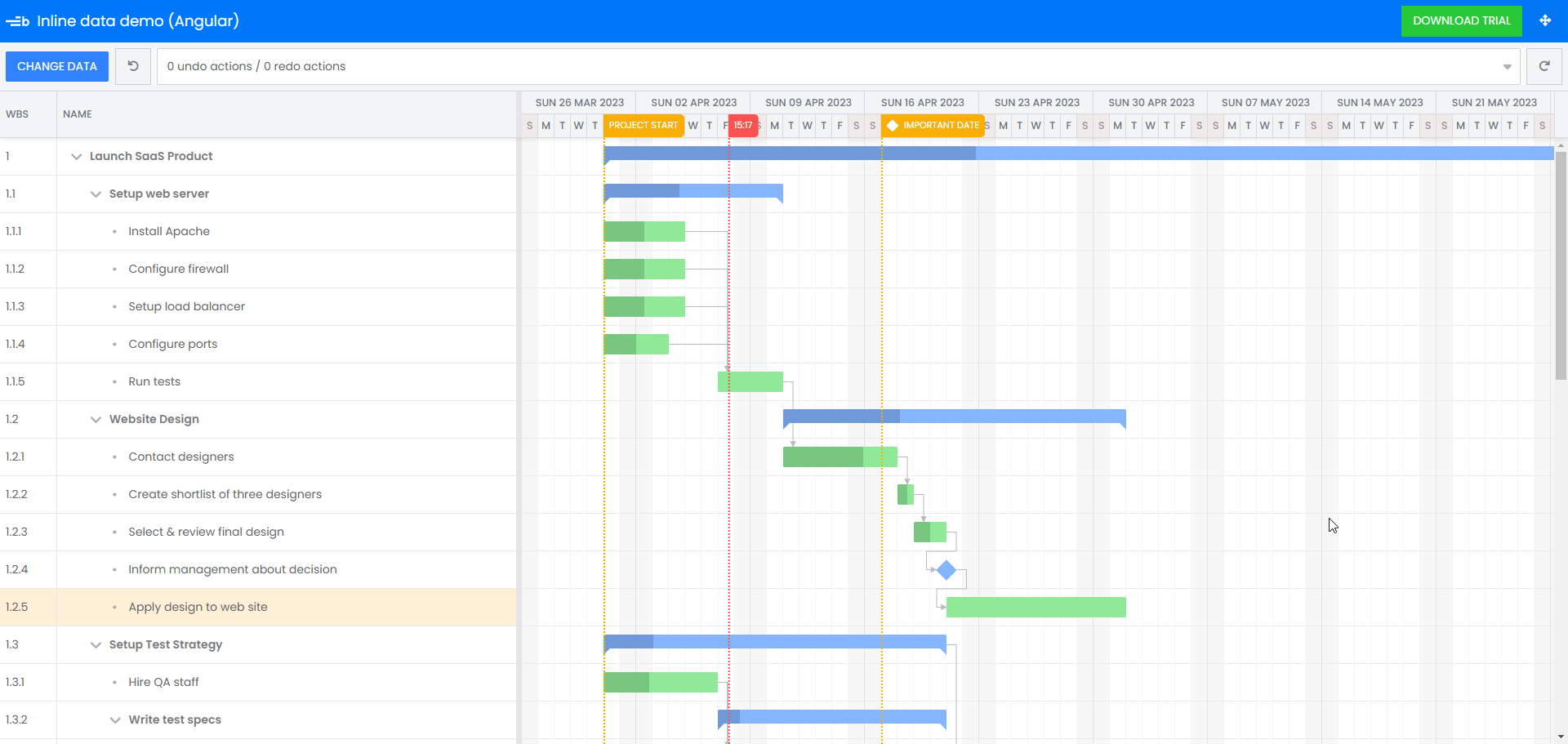 `UndoRedo` widget doesn't catch the project if configured standalone in Angular · Issue #3789 ...