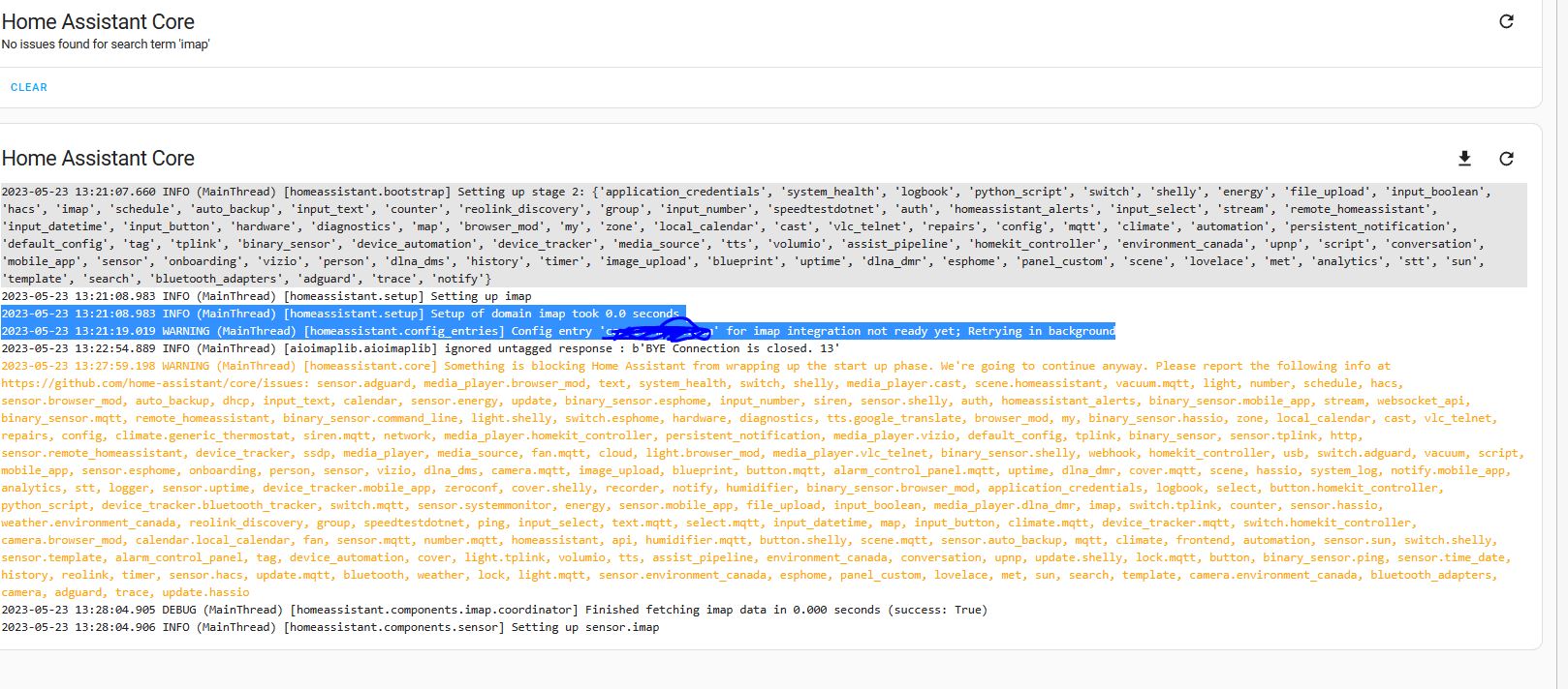 IMAP Intergration Sensor not reading Emails By Sender Email · Issue #93401 · home-assistant/core ...