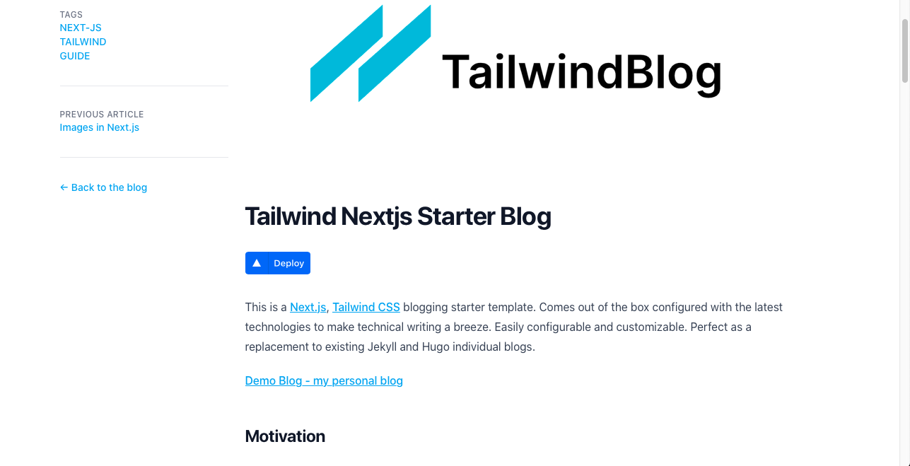 Text is not contained in the class in the posts view · Issue #3 · timlrx/tailwind-nextjs-starter ...