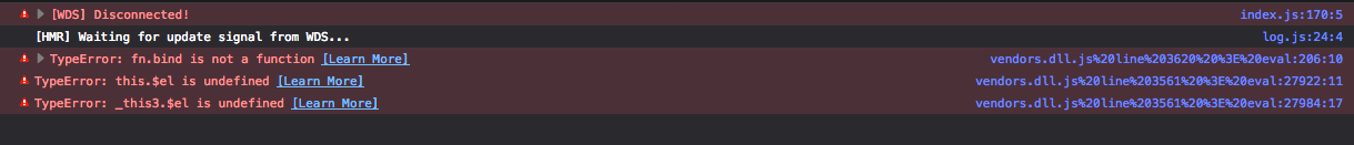 jQuery dependency errors when using DllPlugin · Issue #6947 · webpack/webpack · GitHub