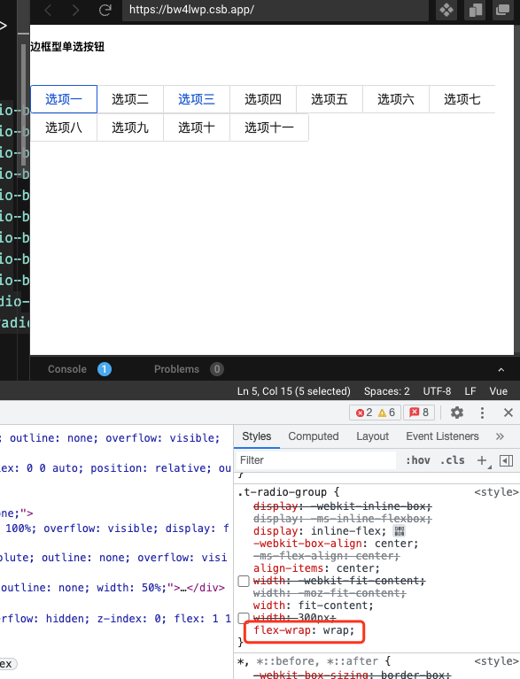 [radio] 填充型单选按钮太多的时候未换行 · Issue #835 · Tencent/tdesign-vue · GitHub